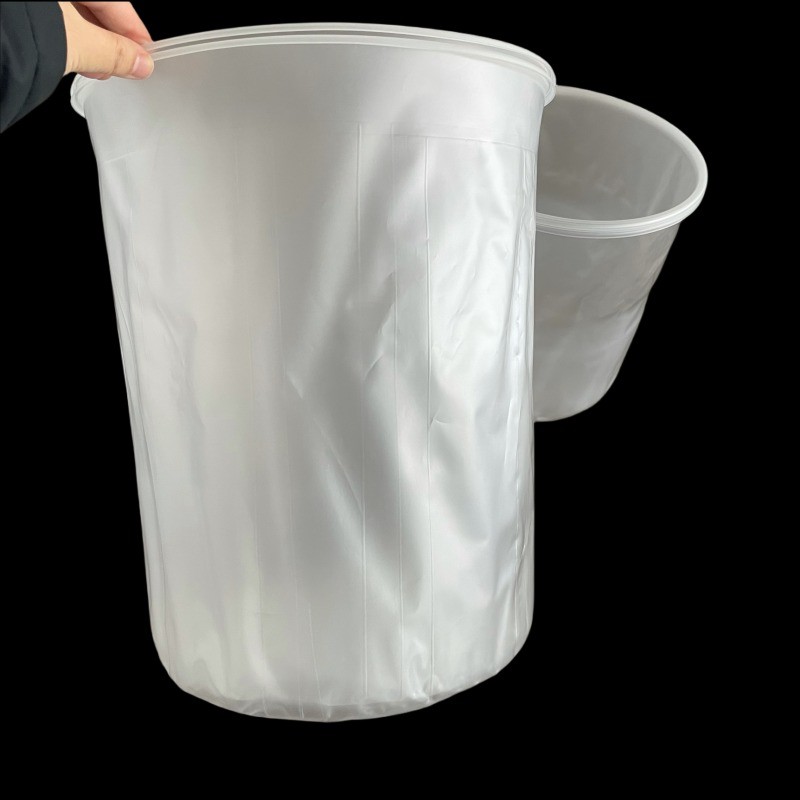 1.0-2.5mm 厚さ 20Lバケツのための使い捨てバケツライナー 黄色アンチステティックプラスチック